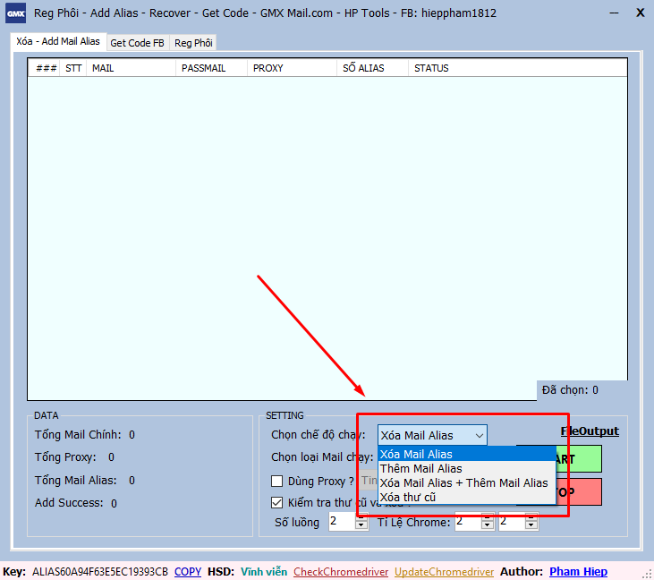 Tool Add Alias GMX Mailcom - Tải Công Cụ Tool Add Alias GMX Mailcom ...