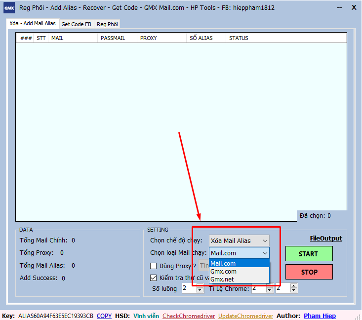 Tool Add Alias GMX Mailcom - Tải Công Cụ Tool Add Alias GMX Mailcom Chất Lượng Nhất | HP Tools ...