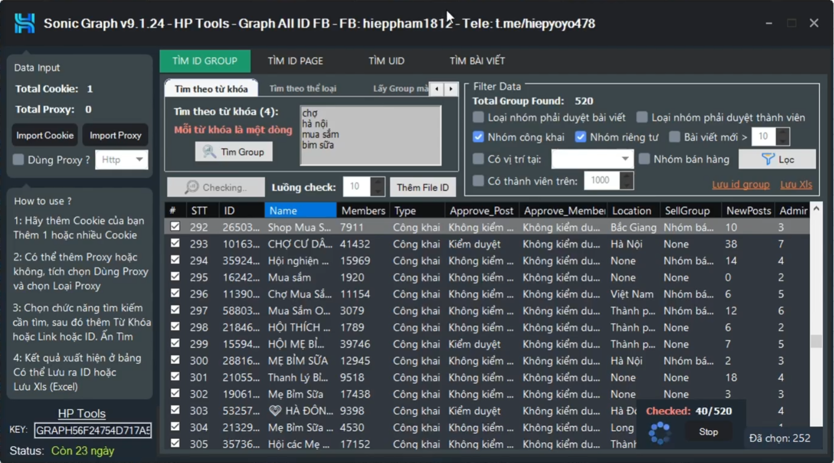Sonic Graph – Công Cụ Tìm Kiếm Và Phân Tích Dữ Liệu Facebook Toàn Diện ...