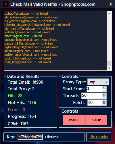 Tool Check Valid Mail Netflix – Công Cụ Kiểm Tra Email Liên Kết Với ...